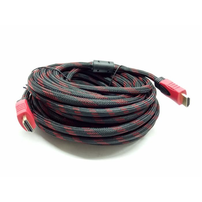 Jual Mediatech Kabel HD 15m Nylon Gold Plated High Quality & Speed Full ...