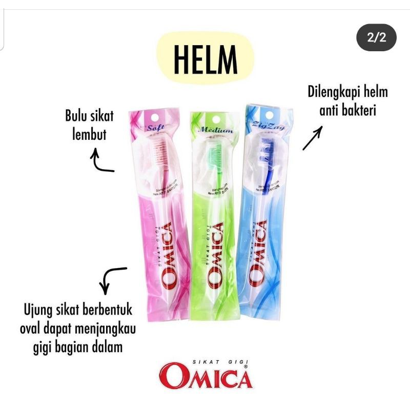 Jual Omica Sikat Gigi Helm | Shopee Indonesia