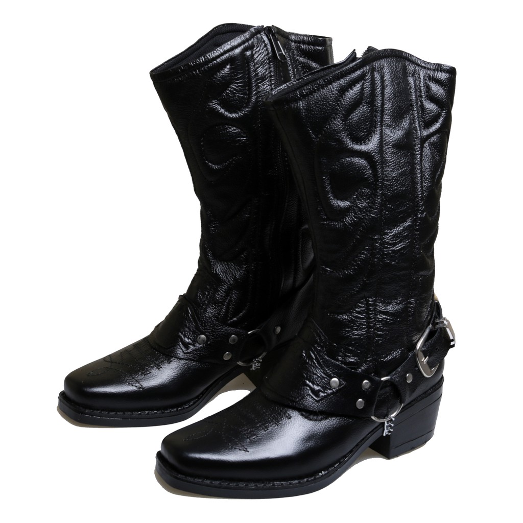 Jual Sepatu Pria Boots Tinggi Harley Koboy Sherif BM-05 Boot Touring ...