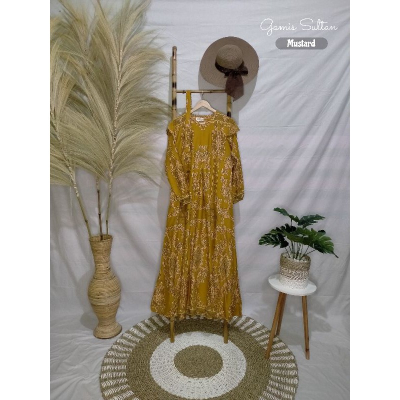 Jual GAMIS SULTAN ( Mustard ) | Shopee Indonesia