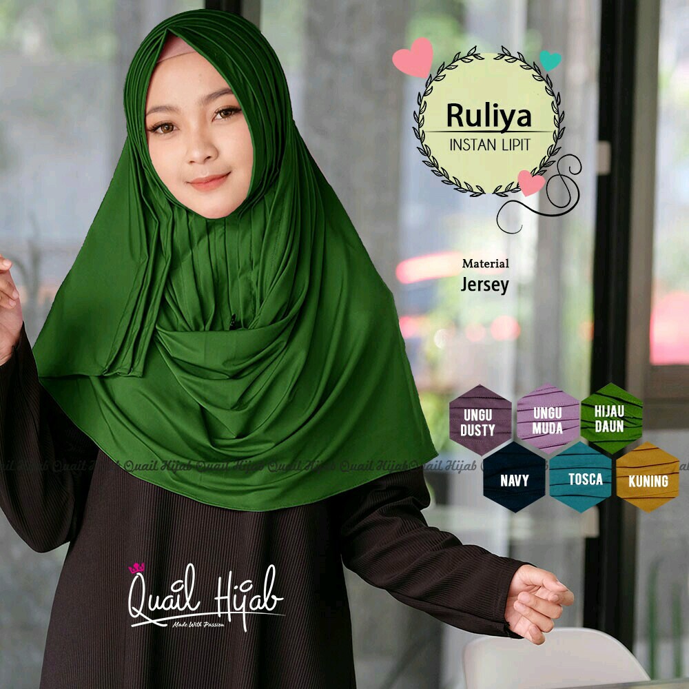 Jual Quail Hijab - RULIYA LIPIT INSTAN | Shopee Indonesia