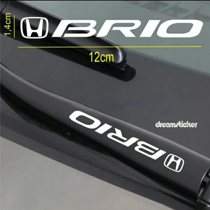 Jual Sticker Stiker Wiper Mobil Brio Isi 2 Pcs | Shopee Indonesia