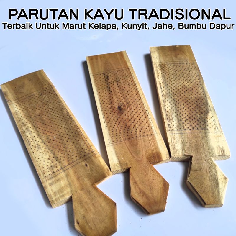 Jual PARUTAN KAYU MANUAL TRADISIONAL UNTUK KELAPA KUNYIT JAHE BUMBU ...