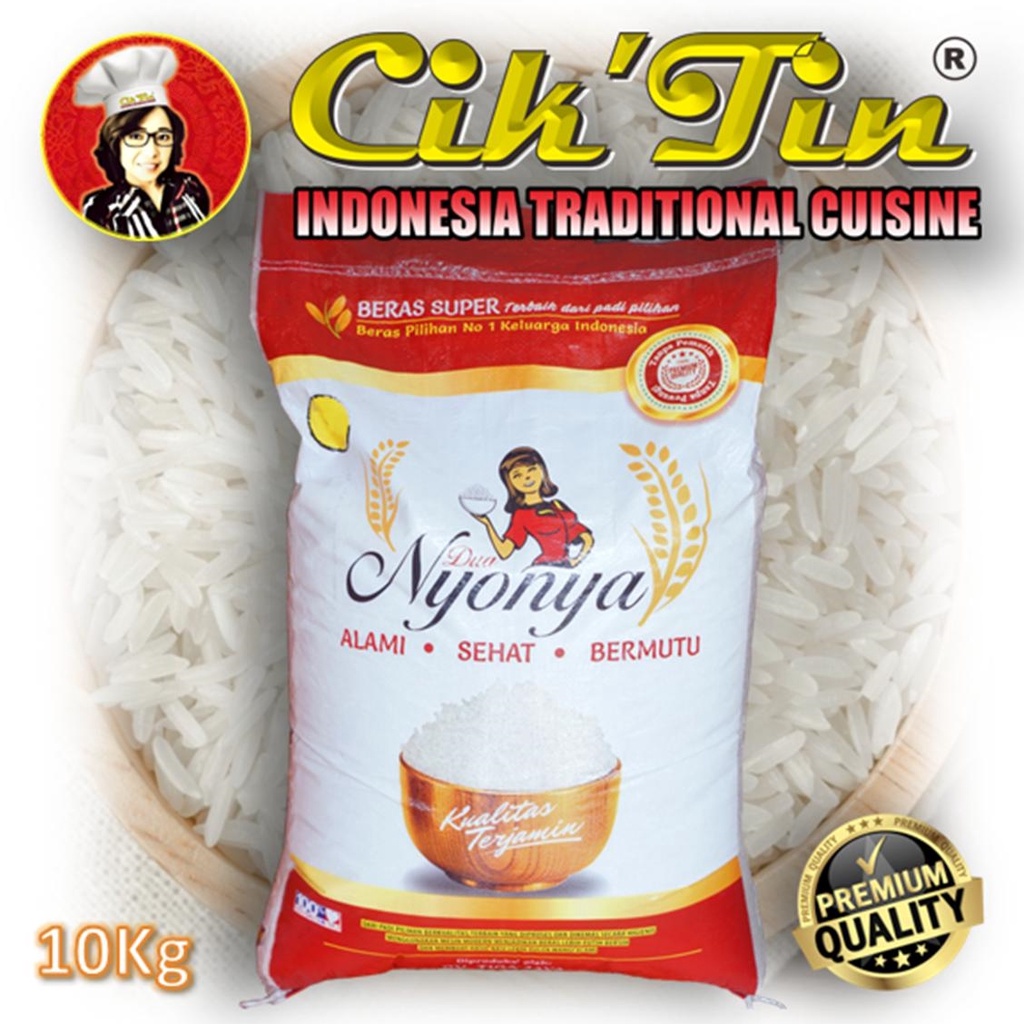 Jual BERAS Cap "DUA NYONYA" - 10 Kg | Shopee Indonesia