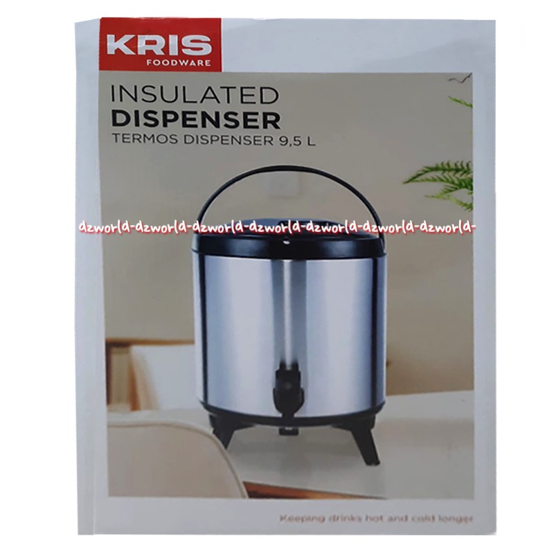 Jual Kris Foodware 9.5L Insulated Dispenser Termos Dispenser 9.5 Litter ...