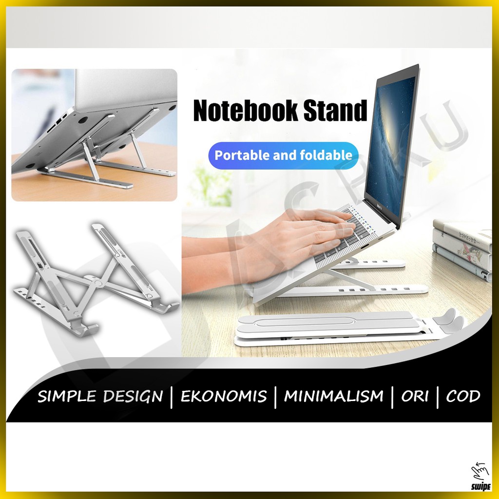 Jual Stand Laptop V1 Aluminium Original Dudukan Kantor Office Komputer ...