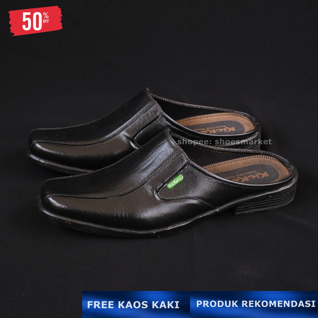 Jual Sandal Sepatu Pria Dewasa Kekinian Slop Bustong Casual Formal ...