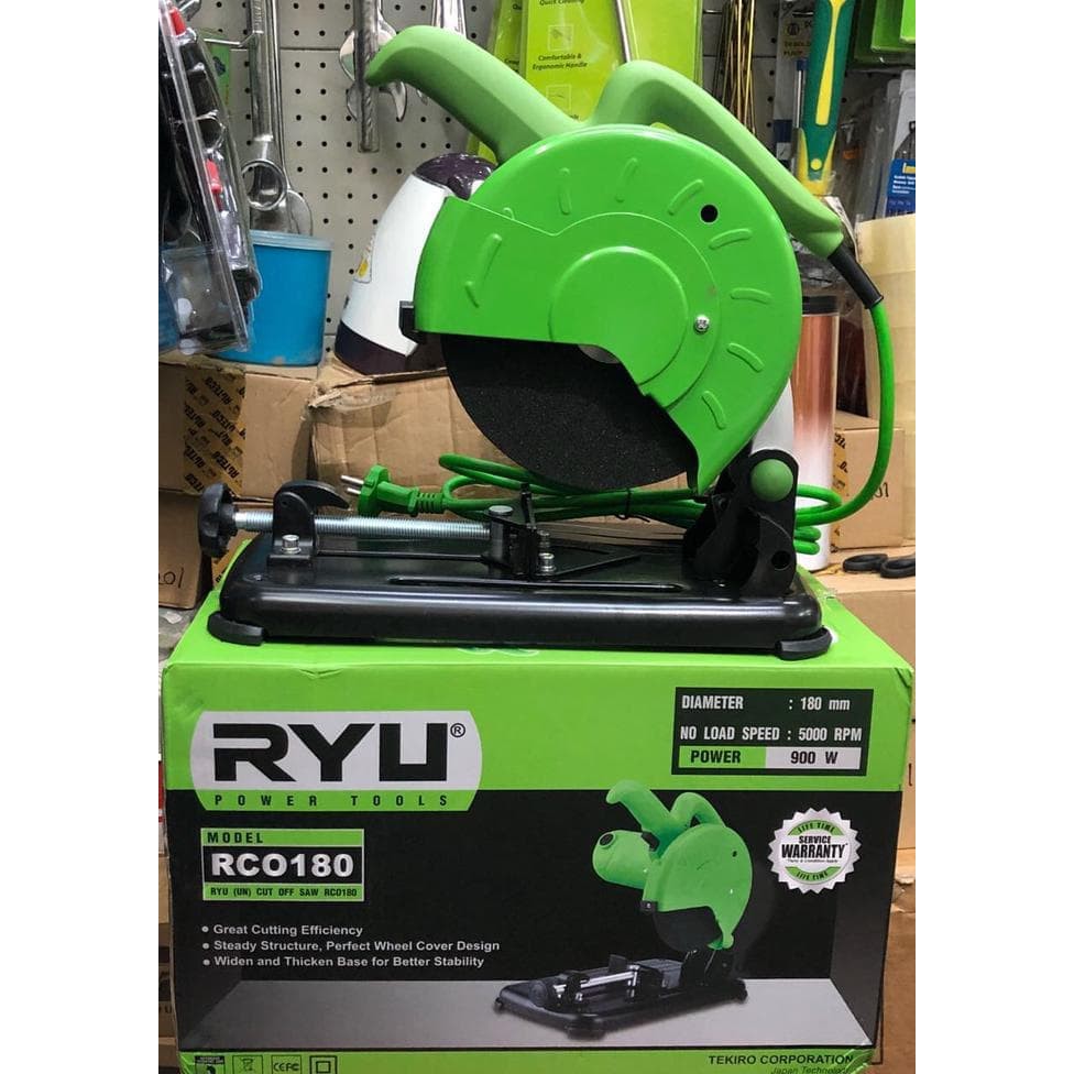 Jual RYU Mesin Cut Off Mini 7 Inch RYU RCO180 Mesin Potong Besi Kayu ...