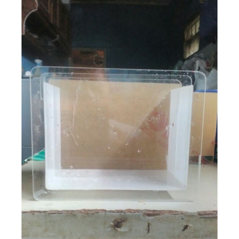 Jual Soliter Akrilik 18 x 12 x 16 cm / Aquarium Mini / Aquascape Custom ...