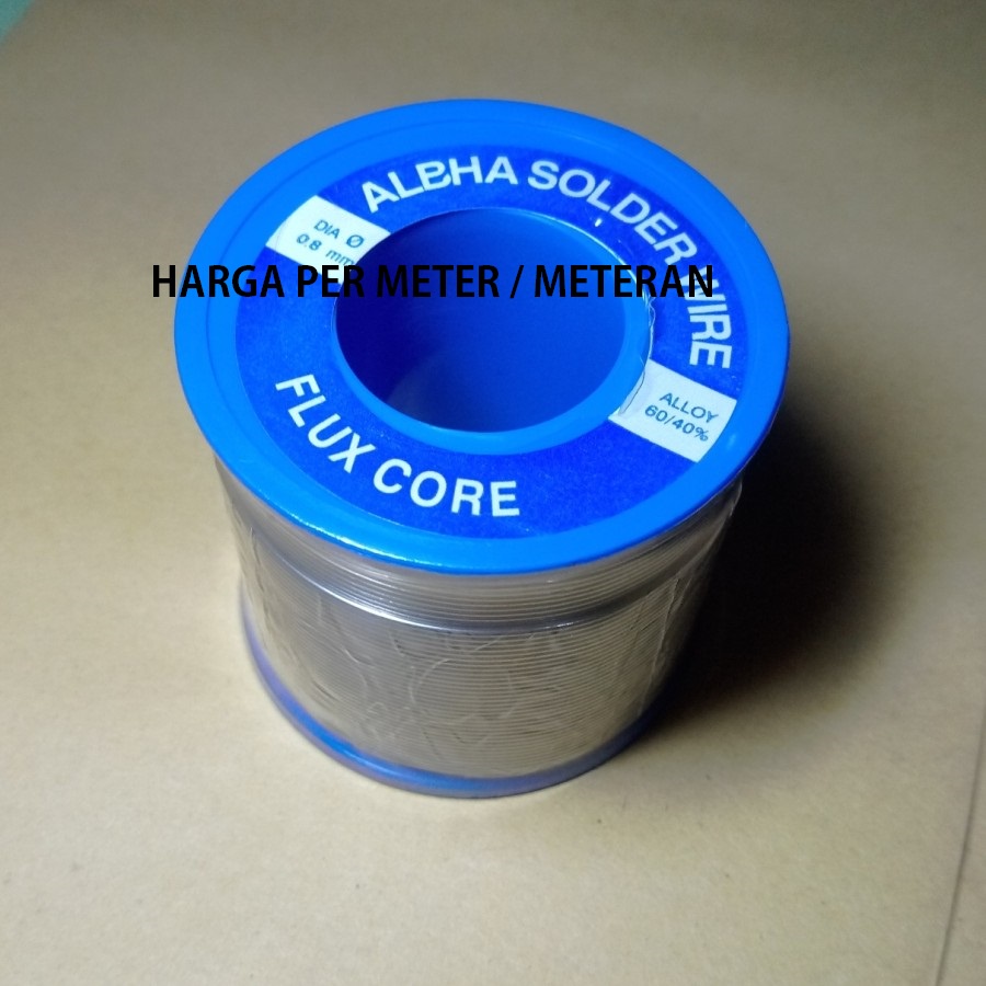 Jual Harga 1 Meter Timah Solder Alpha Solder Wire | Shopee Indonesia
