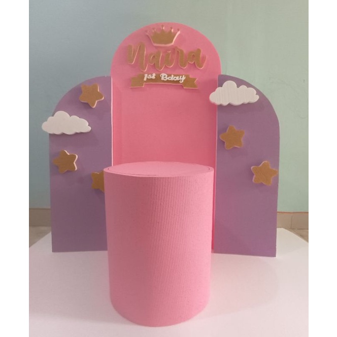 Jual Custom backdrop styrofoam mini size 1 meter full set | Shopee ...