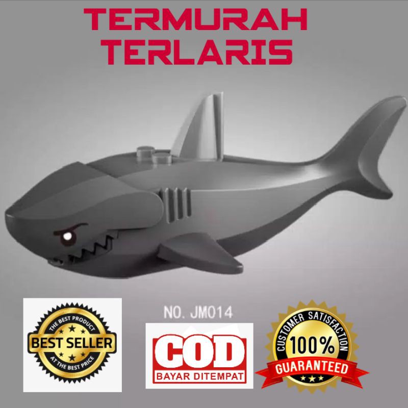 Jual Mainan Anak Lego Hewan Ikan Hiu Paus Besar JM014 Bricks Murah ...
