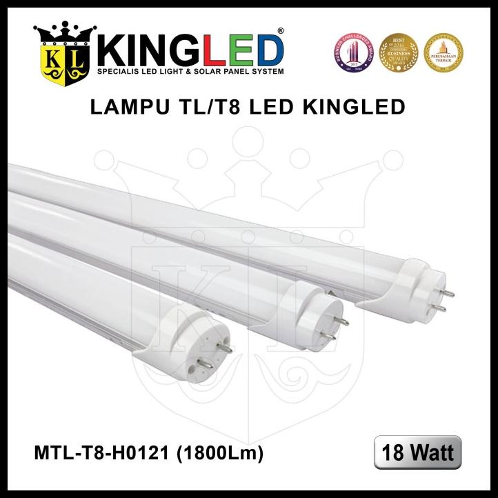 Jual Kingled Lampu Tl T8 Led 18 Watt / Led Tube Tl T8 18 Watt 1800Lm ...