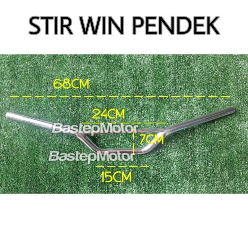 Jual STANG STIR HONDA WIN PENDEK / STIR TRAIL CHROME | Shopee Indonesia