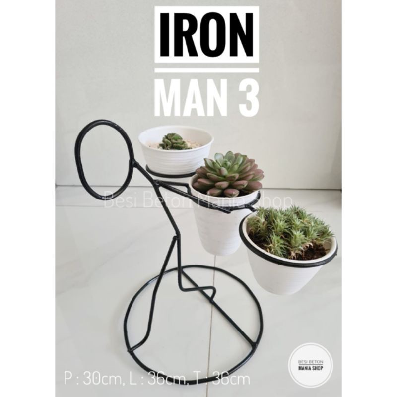 Jual STANDING POT / STANDING POT BESI / RAK KAKTUS / RAK POT BESI / POT ...