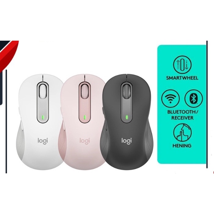 Jual Logitech Signature M650 Mouse Wireless Bluetooth Silent | Shopee ...
