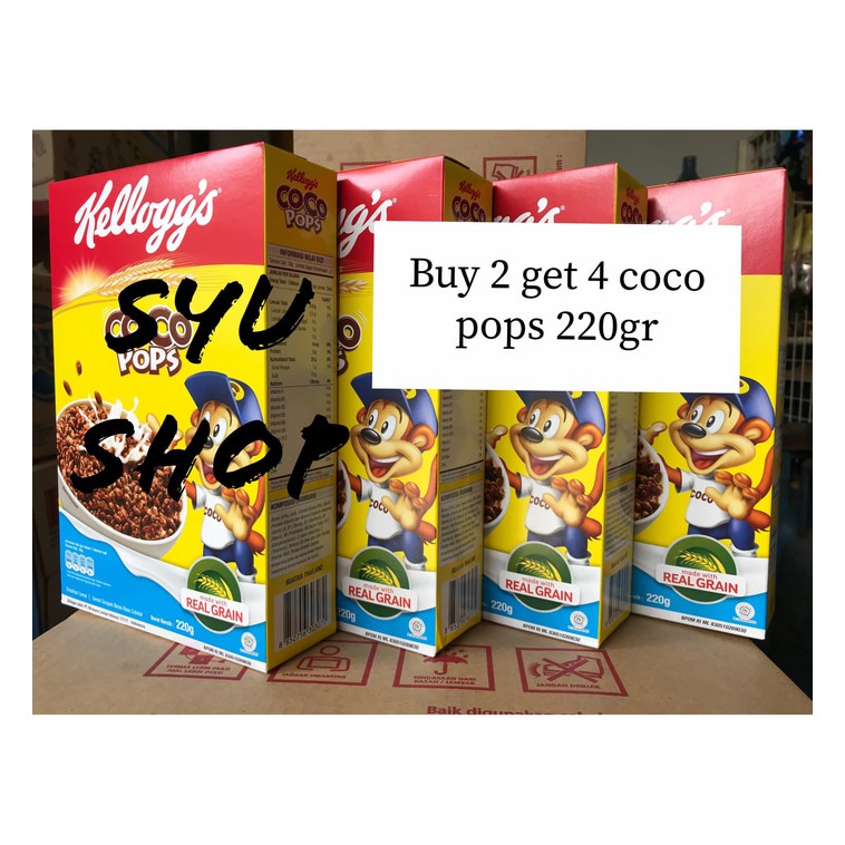 Jual Kellogs kelloggs coco pops 220 gr buy 2 get 4 coco pops 220 gr ...