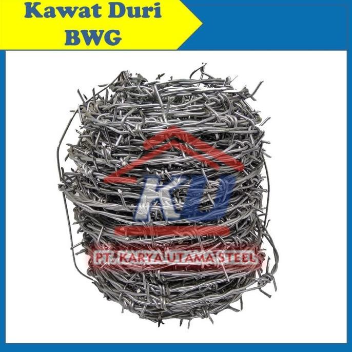 Jual Kawat Duri Bwg 14 Galvanis Anti Karat | Promo Murah !!! | Shopee ...