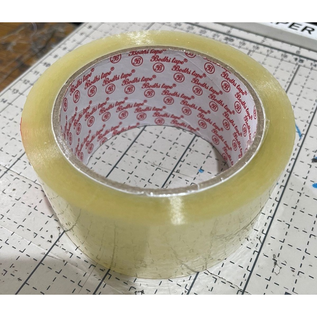Jual Lakban Bening atau Isolasi Bening Merek Bodhi Tape Ukuran 100 Yard ...