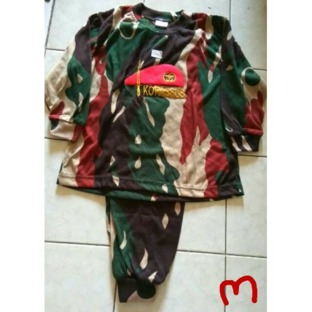 Jual Kaos Anak Loreng - Baby Doll Loreng - Kaos Karnaval - Army - Camo ...