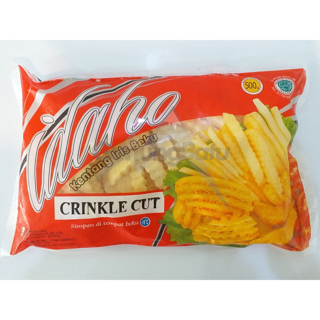 Jual IDAHO KENTANG GORENG CRINKLE CUT 500 GRAM/ MC CAIN KENTANG BELGIA ...