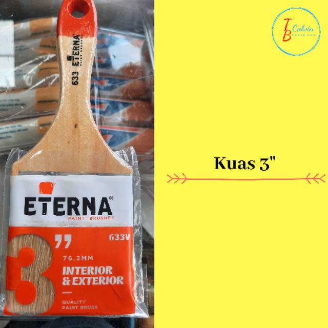 Jual Kuas Cat 3 inch ETERNA / Kuas 633 Eterna 3 inch | Shopee Indonesia