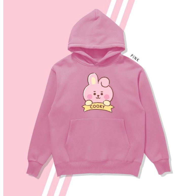 Jual HOODIE BT21 FLEECE/HOODIE BT21 KOYA/CIMMY/TATA/RJ/MANG/COOKY ...