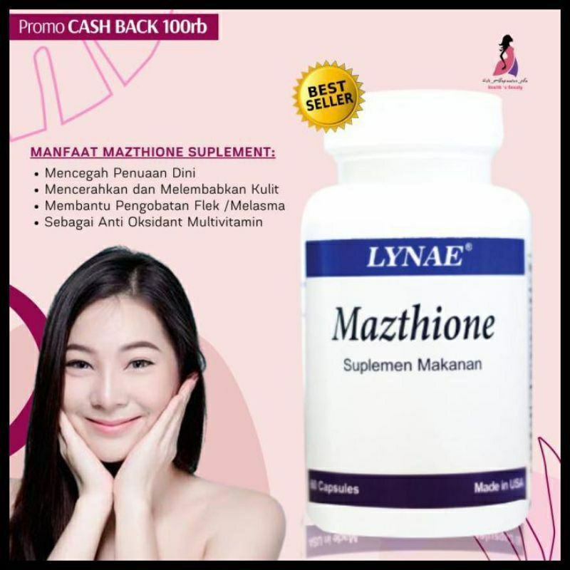 Jual LYNAE MAZTHIONE ASLI 100% ORIGINAL OBAT PEMUTIH BADAN WAJAH ANTI AGING KERIPUT MENGATASI ...