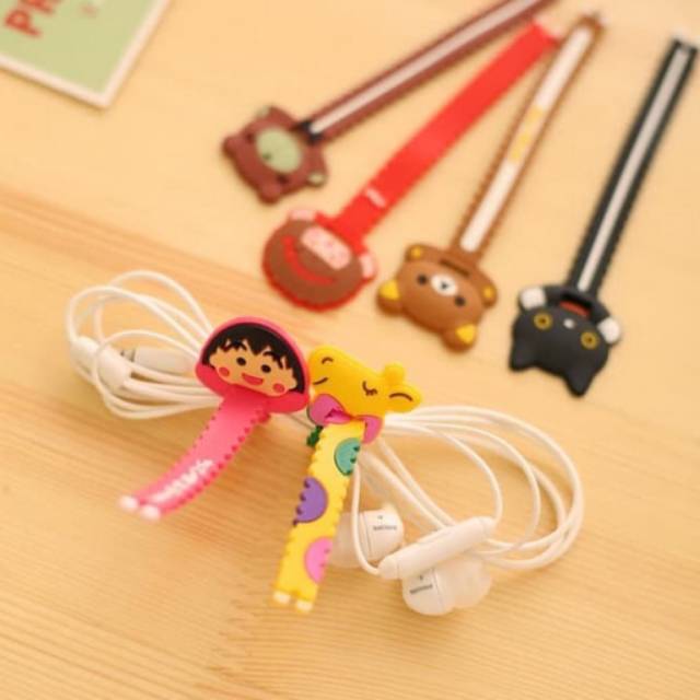 Jual Cable Holder / Perapi Kabel Jepit Gerigi Maruko, Girl & Animal ...