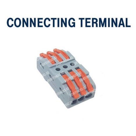 Jual Penyambung Kabel CMK-423 3X3Pin Connecting Terminal 32A/250V MERK ...