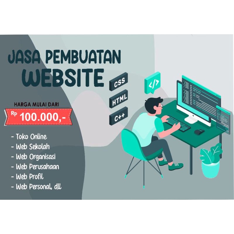Jual jasa pembuatan website | Shopee Indonesia