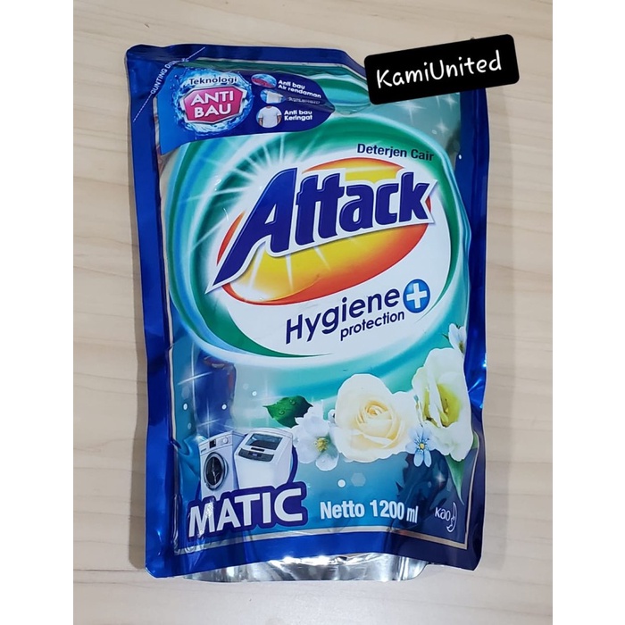 Jual Attack Hygiene Plus Protection Liquid 1200 ml | Shopee Indonesia