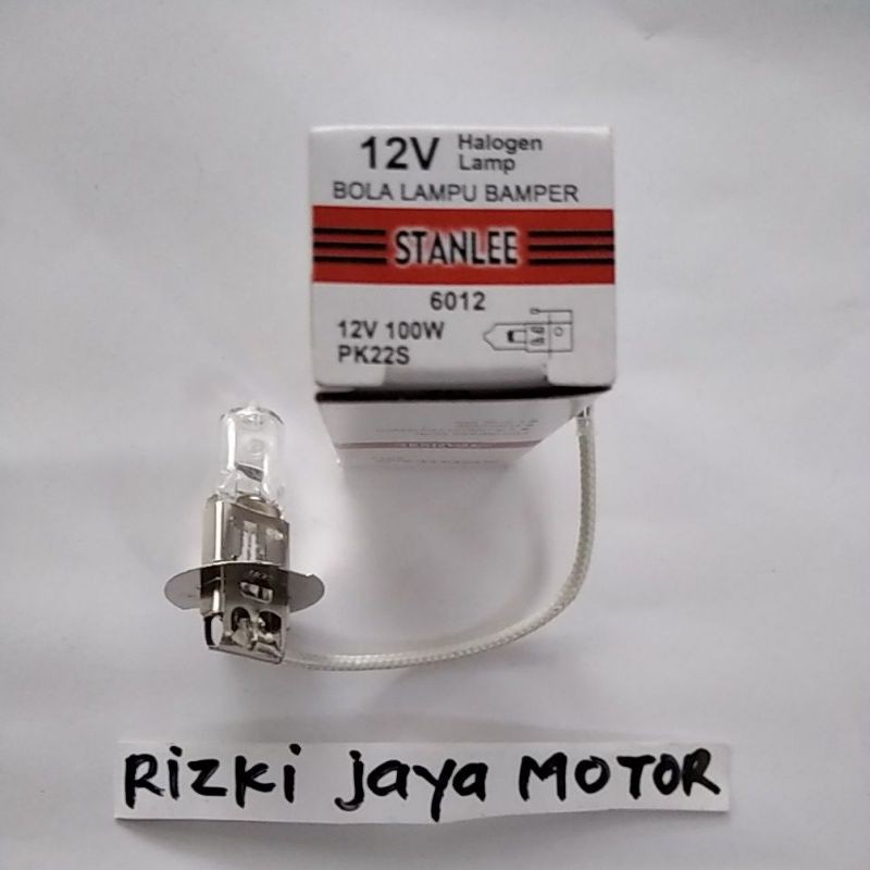 Jual Bohlam Dop Lampu Depan Halogen lamp tembak asli STANLEE STAR12V ...