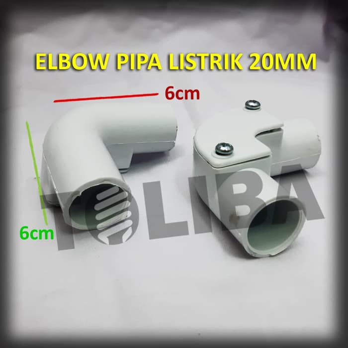 Jual Elbow 20mm / Keni Listrik sekrup skrup / L-bow Pipa Listrik 20MM ...