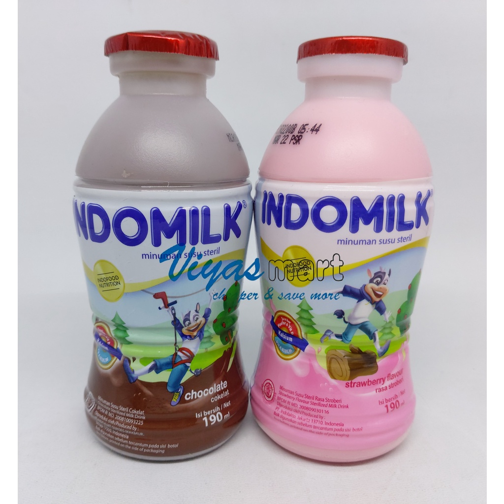 Jual Indomilk Susu Steril Cair Botol 180ml | Shopee Indonesia