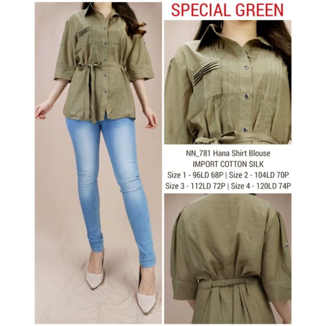 Jual Kemeja Katun Silk | Shopee Indonesia