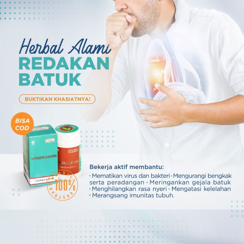 Jual BRONCHINA OBAT HERBAL SINUSITIS BATUK KERING PERNAFASAN BRONCHINA ...