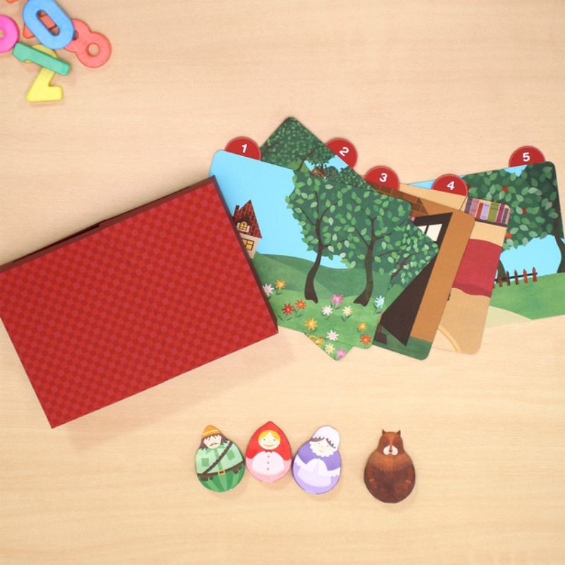 Jual Red Riding Hood puppet set (paper craft) | Shopee Indonesia