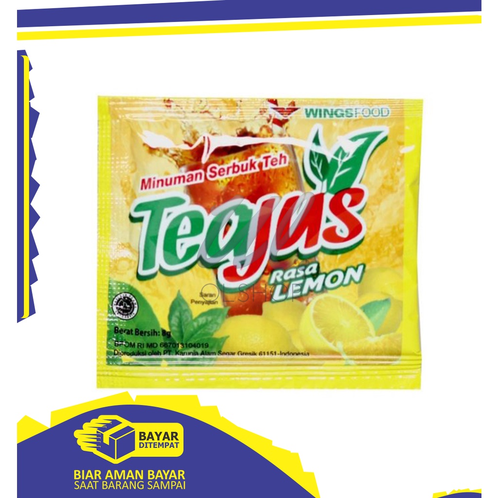 Jual Tea Jus Rasa Lemon ( 10 Pcs) | Shopee Indonesia