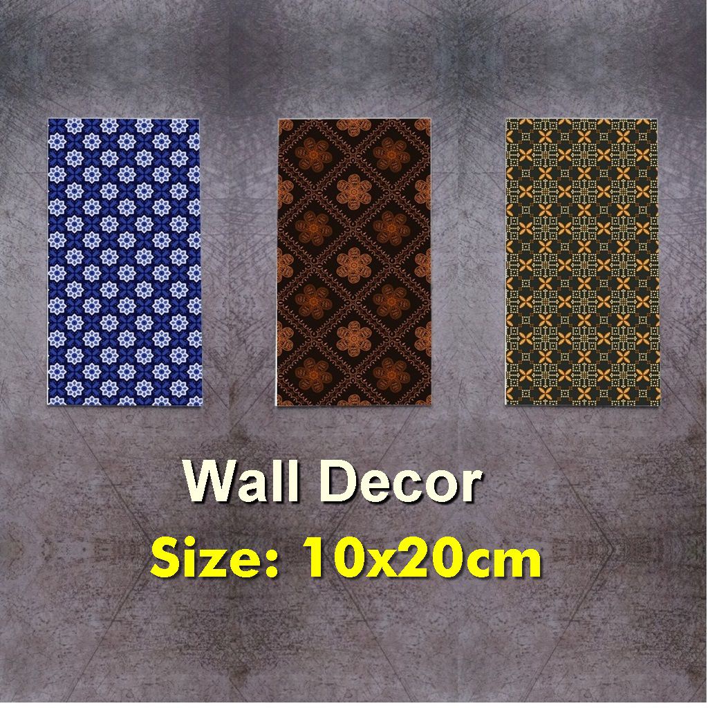 Jual Dekorasi Motif Batik Hiasan Dinding Wall Decor 2AWD1020 VPL168 ...