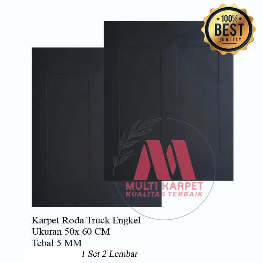 Jual Karpet Karet Roda Truck Engkel ukuran 50 cm x 60 cm ( 1 set 2 ...