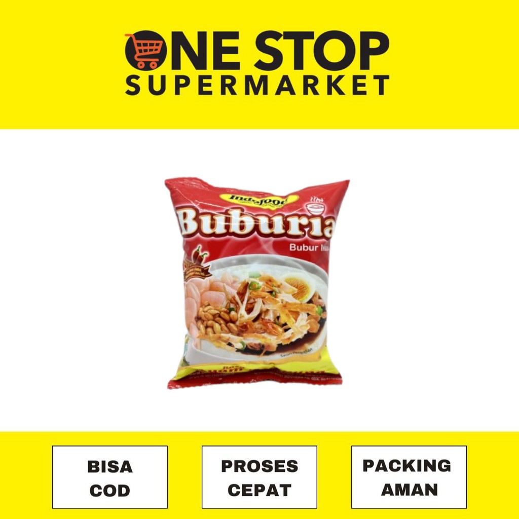 Jual Bubur Instan Buburia Indofood Rasa Ayam Kampung 53g | Shopee Indonesia