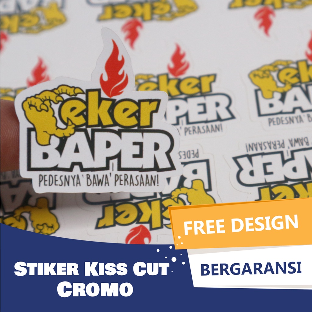 Jual Cetak Stiker Label Nama Olshop / Logo Kemasan Produk / Makanan ...