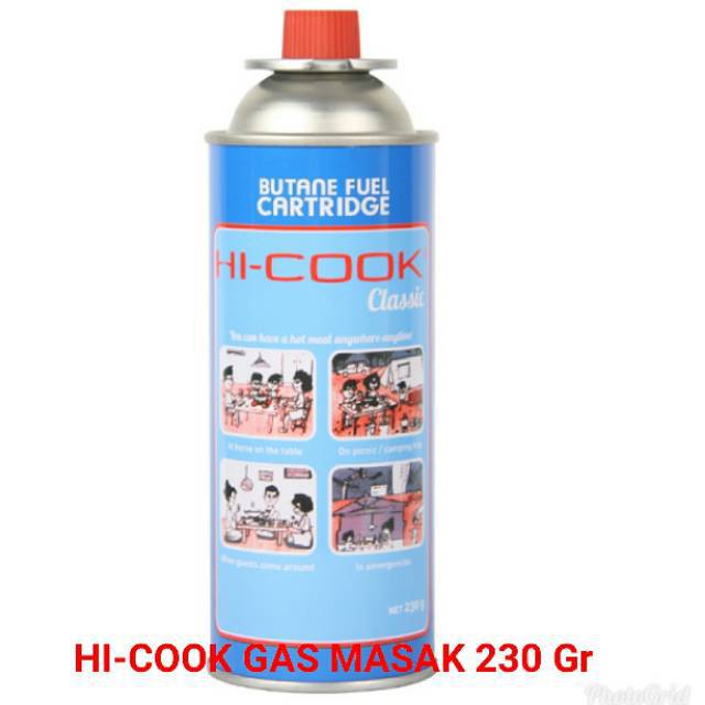 Jual HI COOK GAS LIGHTER / HI-COOK GAS Mini 230 Gr / HI-COOK Gas Paket ...