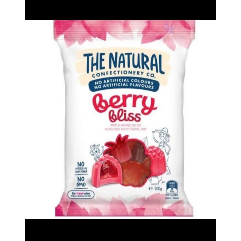 Jual the natural berry bliss candy permen soft jellies jelly 200gr ...
