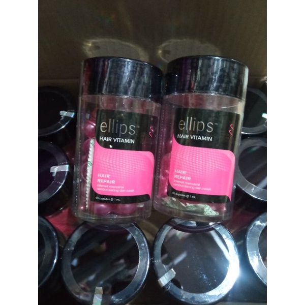 Jual Ellips Vitamin Rambut Botol isi 50 kapsul~Elips botol~100% ...