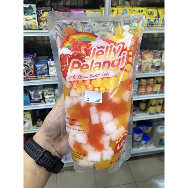 Jual Jelly Pelangi Rasa buah leci 1kg / jeli jelli jely | Shopee Indonesia