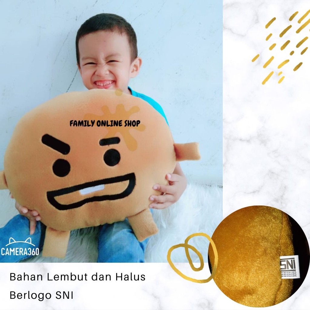 Jual Boneka Bts COKELAT Shooky / Boneka Korea / Boneka BTS / Boneka ...