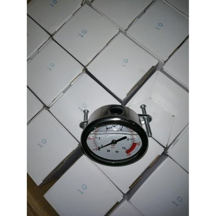 Jual Alat Ukur | Pressure Gauge Panel - Drat Belakang - 7 Bar | Shopee ...