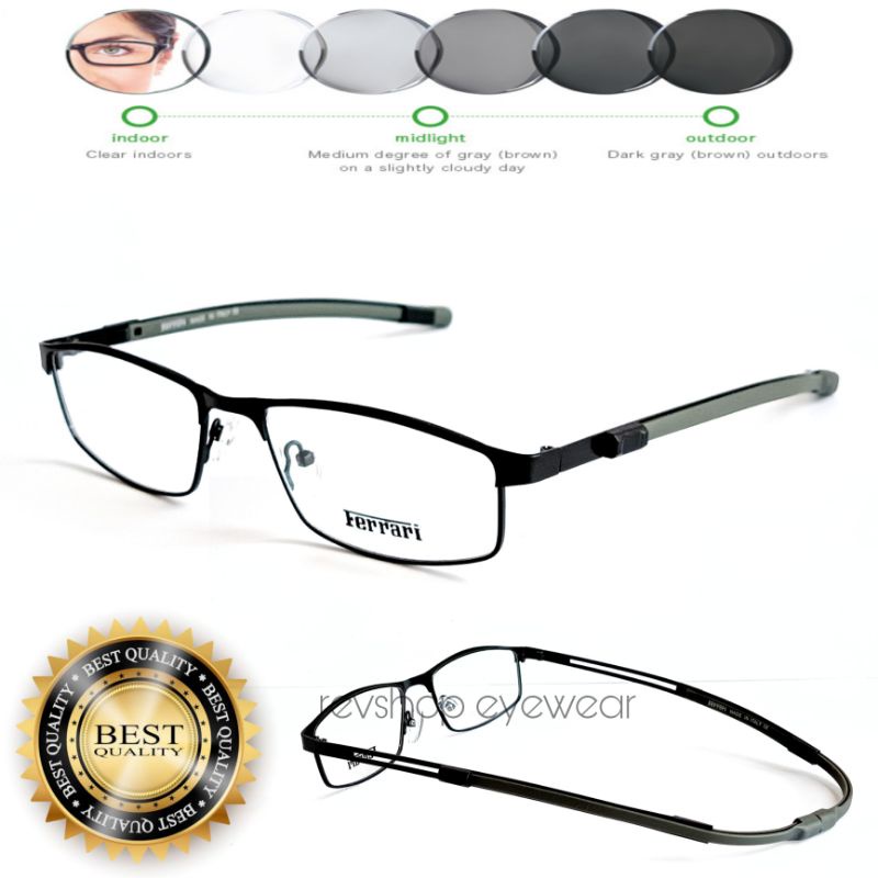 Jual Frame Kacamata Ferrari Stainless Steel Gagang sport Magnetic ...